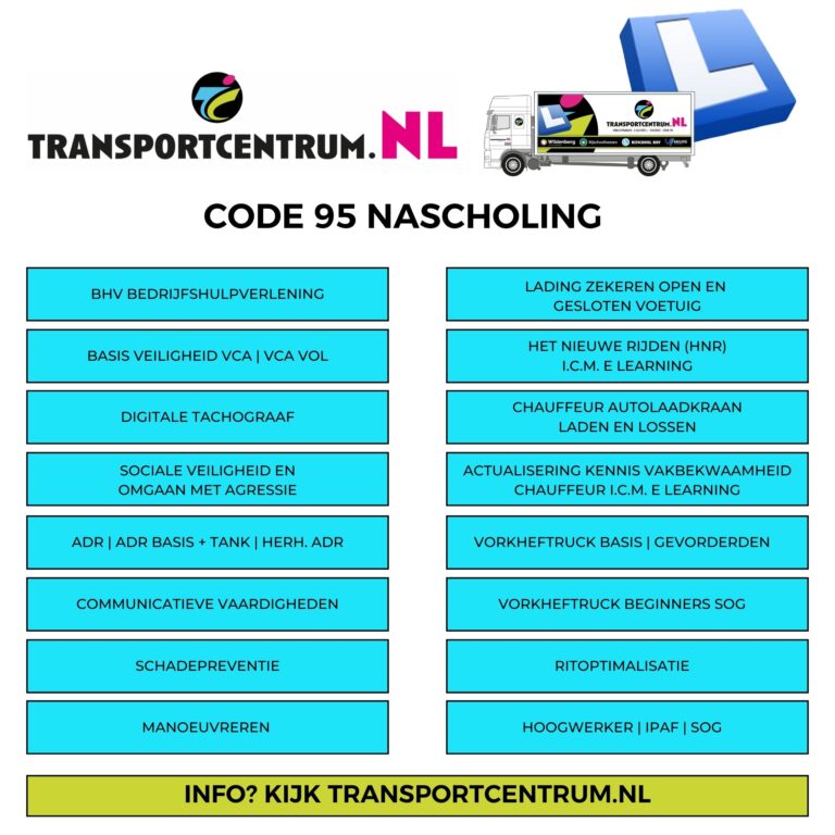 Code 95 nascholing - Rijschool Roy